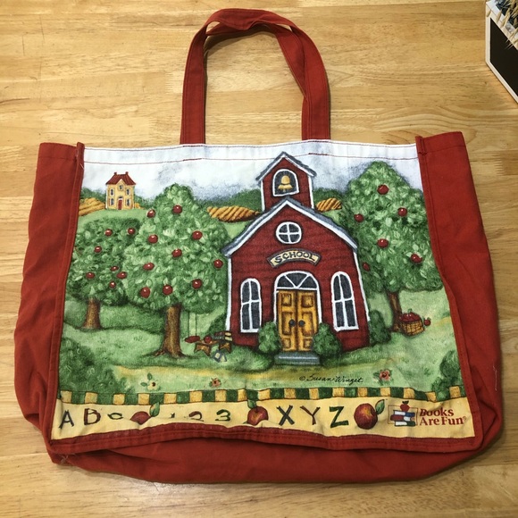 Schoolhouse | Bags | Susan Winget Books Are Fun School Abc Tote | Poshmark